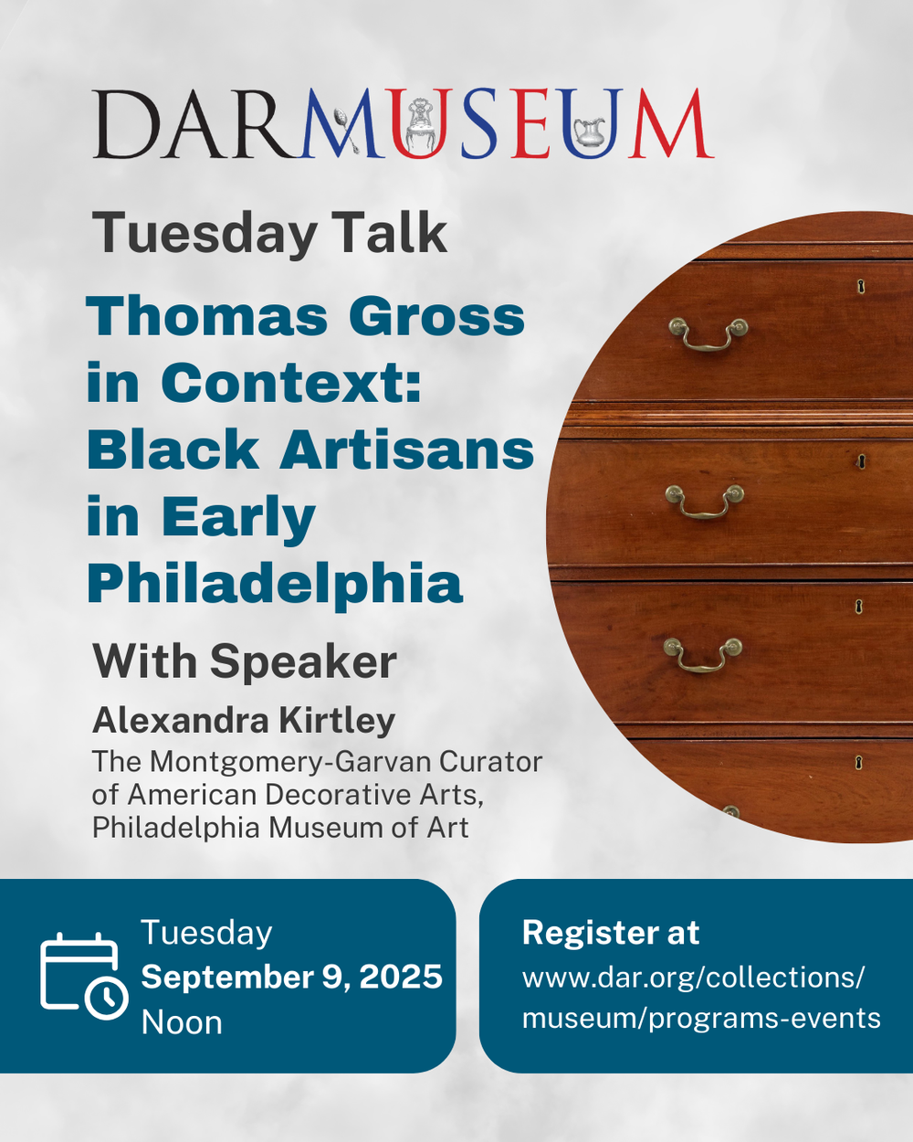 DAR Museum - Tuesday Talk | Daughters of the American Revolution